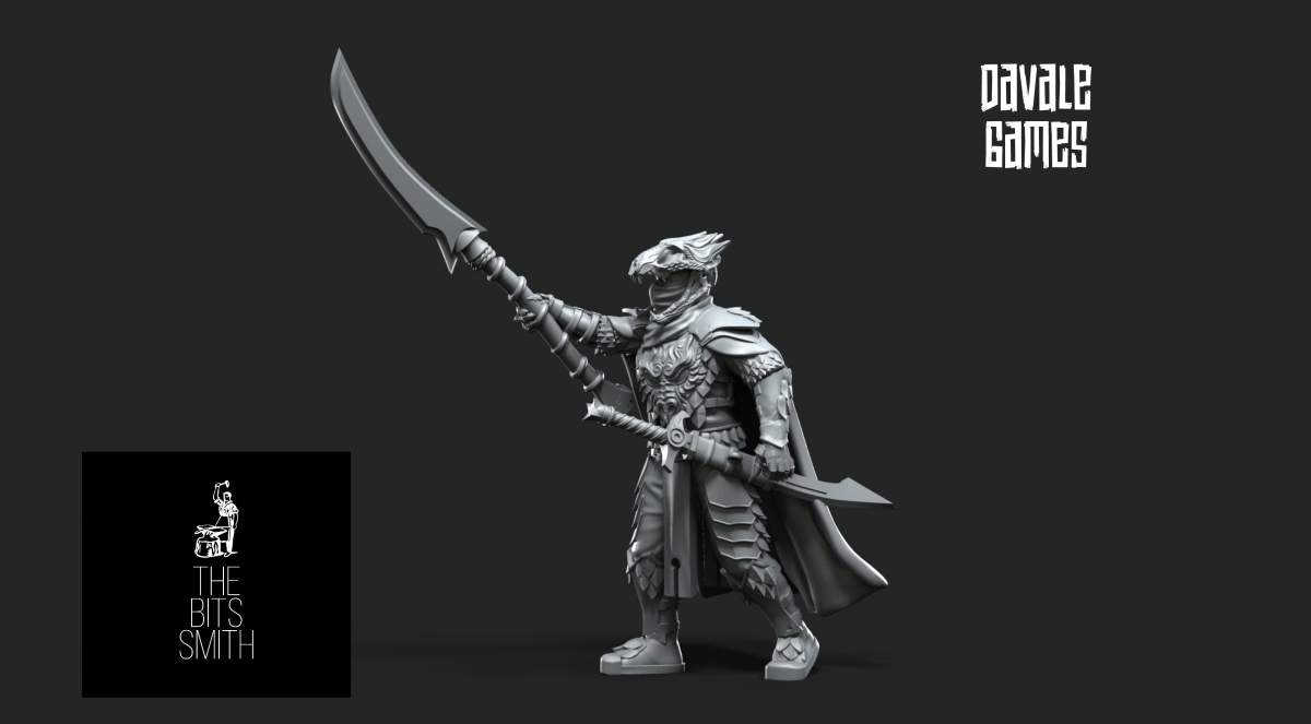 The Bits Smith - Emperor with halberd and sheathed sword