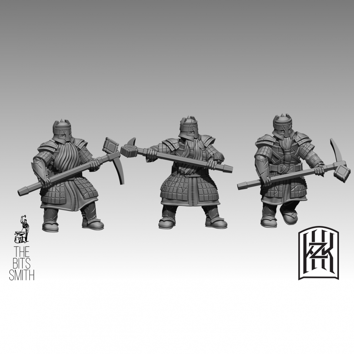 The Bits Smith - Dwarves with mattocks