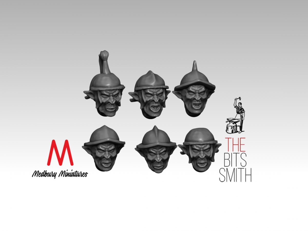 The Bits Smith - Ork Head 6x