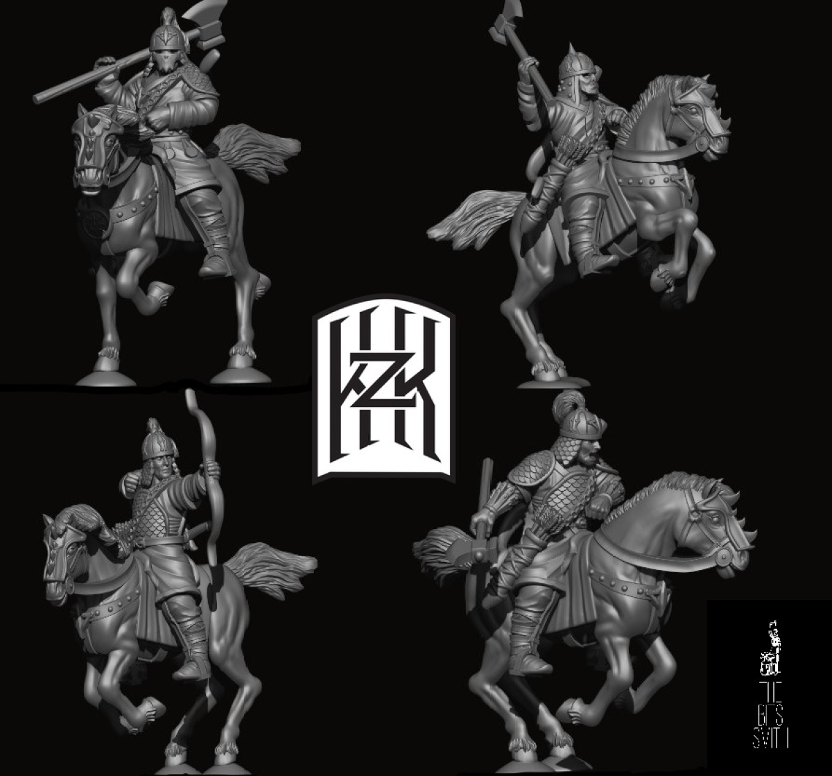 The Bits Smith - Chariot Rider mounted