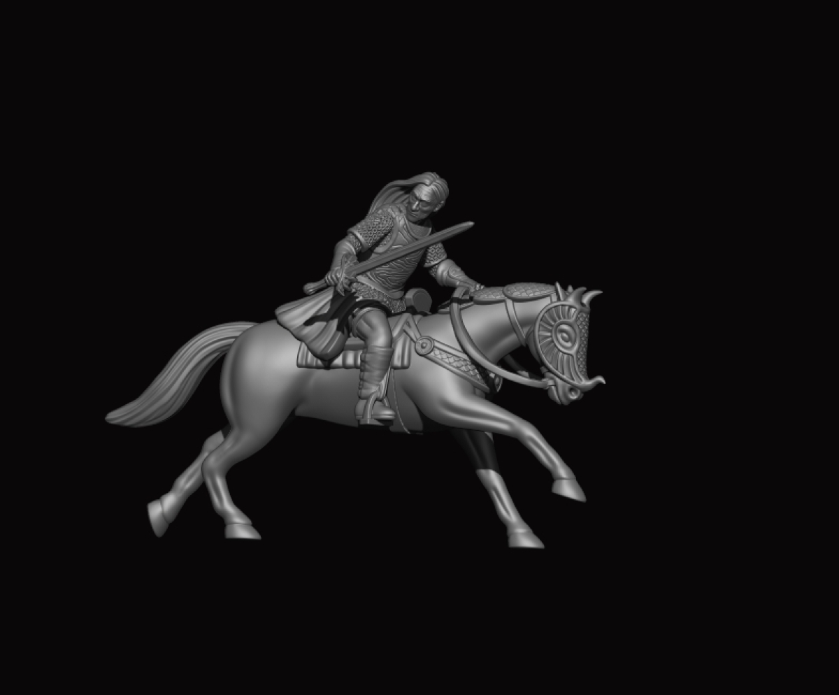 The Bits Smith - Mythlandsminiatures: Dark Elf Lord mounted
