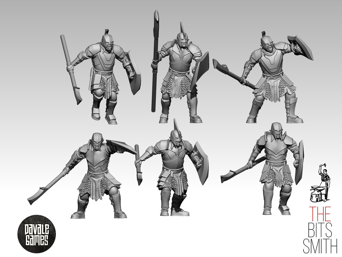 The Bits Smith - Super orcs with spears