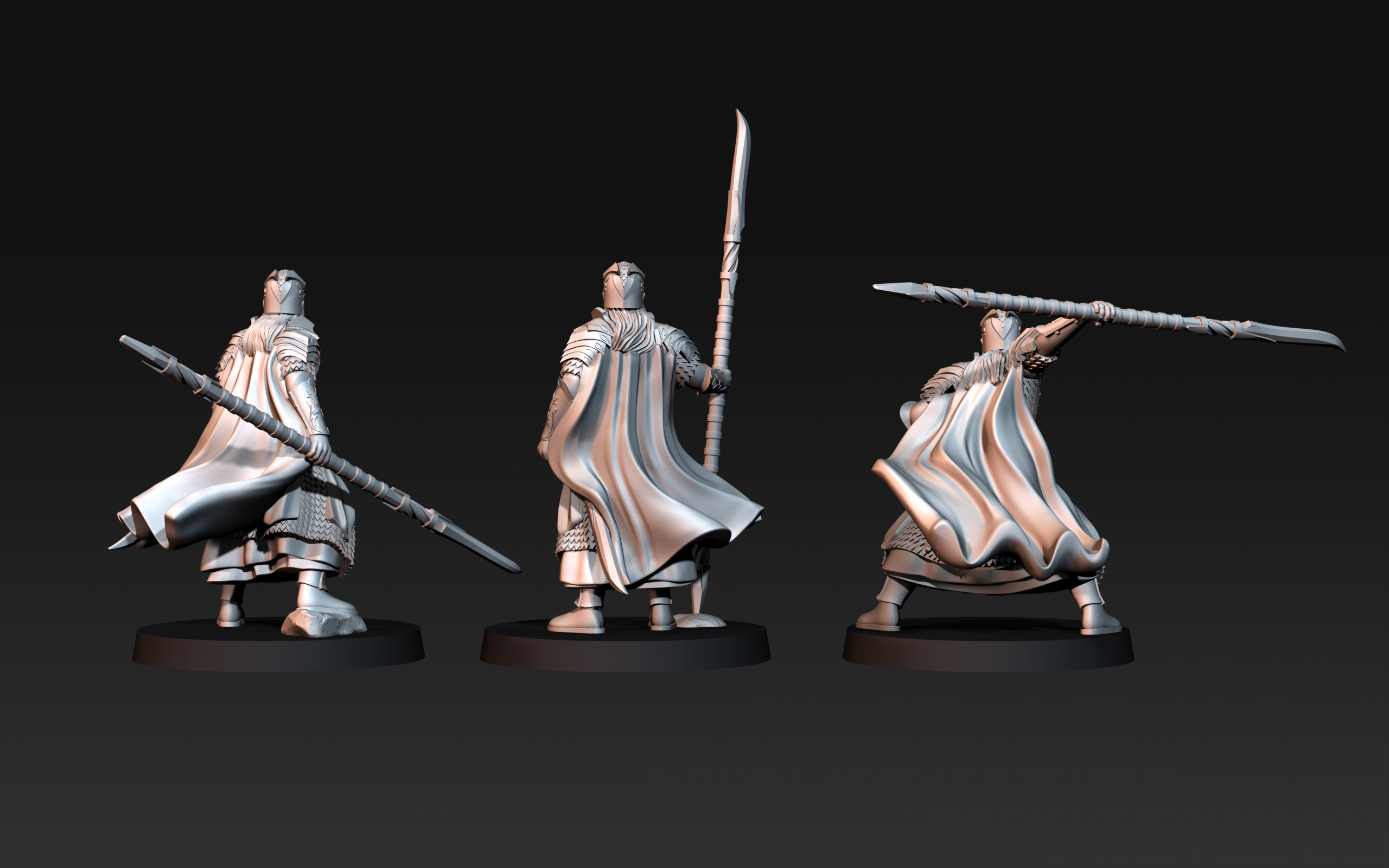 The Bits Smith - Armoured Wood Elves on foot - Halberd 2